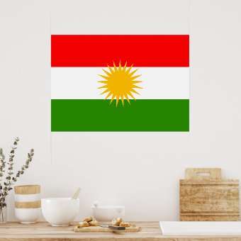 Kurdistan Flag Poster | Zazzle