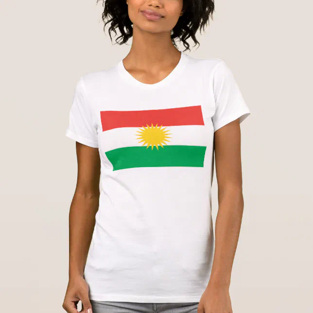 Kurdistan Flag T-shirt | Zazzle