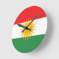kurdistan round clock | Zazzle