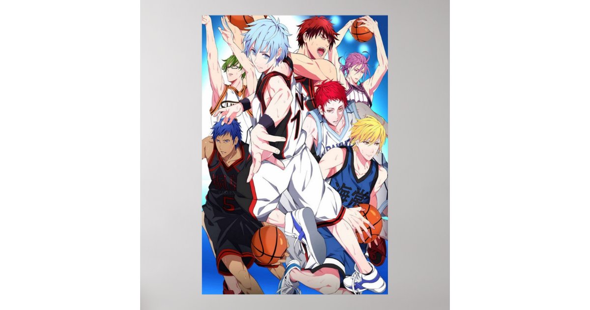 Kurokos Basketball Tv Show Poster | Zazzle
