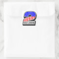 Kustom 2 Fast Eddie All American Decal Square Sticker | Zazzle