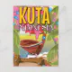 Kuta Indonesia travel poster Postcard | Zazzle