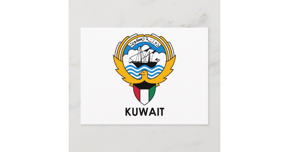 KUWAIT - emblem/flag/coat of arms/symbol Postcard | Zazzle