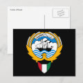 kuwait emblem postcard | Zazzle