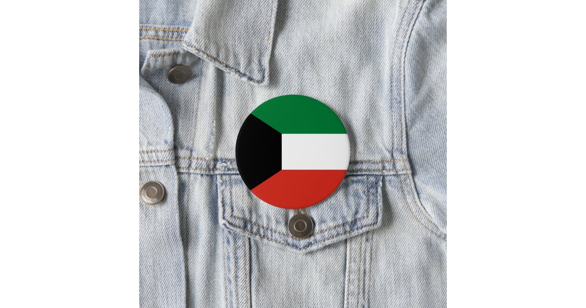 Kuwait flag button | Zazzle
