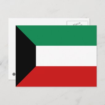 Kuwait Flag Postcard | Zazzle