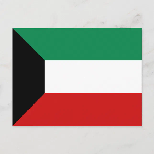 Kuwait Flag Postcard | Zazzle