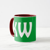 Kuwait* KW Country Code Mug | Zazzle