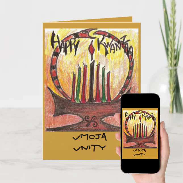 kwanzaa card, Umoja Unity Holiday Card | Zazzle