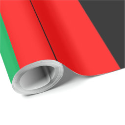 Kwanzaa Colors Red Black Green Stripes Pattern Wrapping Paper | Zazzle