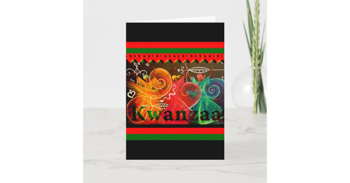 Kwanzaa - Umoja! Greetings Holiday Card | Zazzle