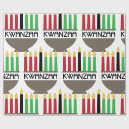 Kwanzaa Wrapping Paper | Zazzle
