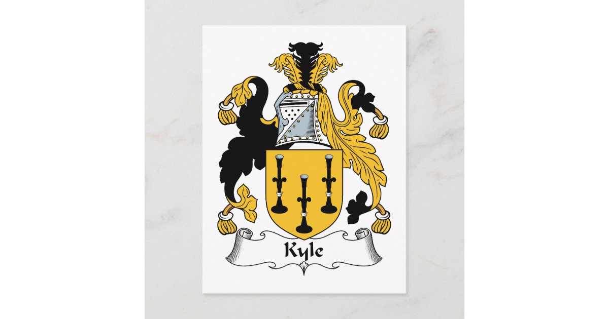Kyle Family Crest Postcard | Zazzle
