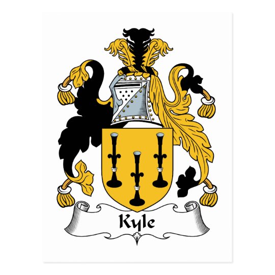 Kyle Family Crest Postcard | Zazzle.com