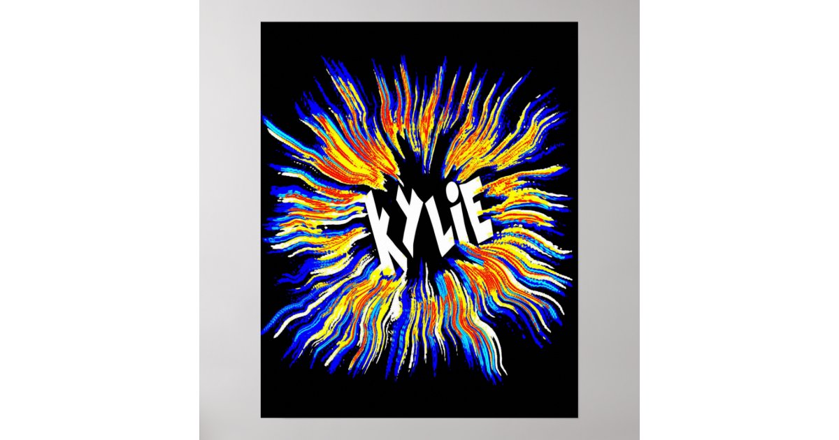 Kylie Name Art Poster | Zazzle