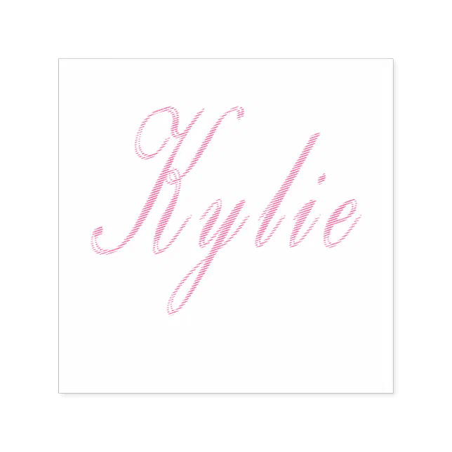 Kylie, Name, Logo, Self-inking Stamp | Zazzle