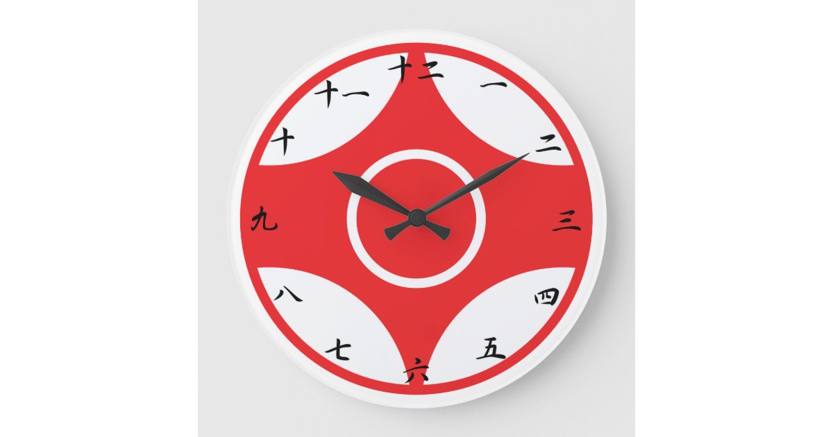 Kyokushin Karate Kanku Clock | Zazzle
