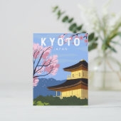 Kyoto Japan Travel Vintage Art Postcard | Zazzle