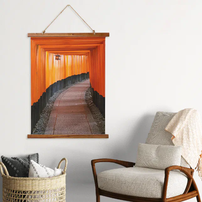 Kyoto Torii Gates Japanese Wall Hanging Tapestry | Zazzle