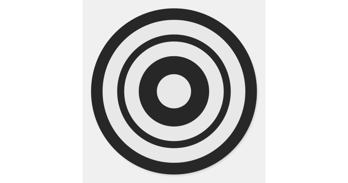 Kyudo Classic Round Sticker | Zazzle