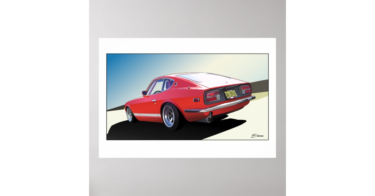 Kyusha Kai Datsun 240z poster | Zazzle