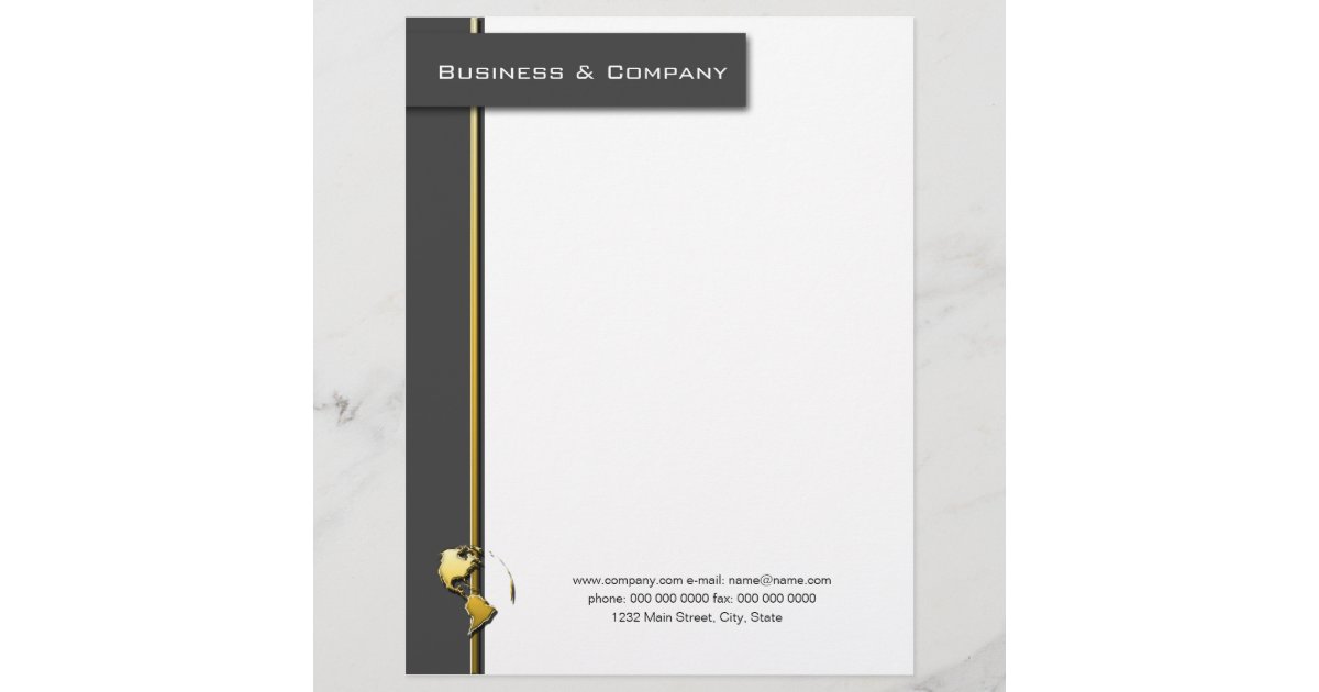 l_business letterhead | Zazzle