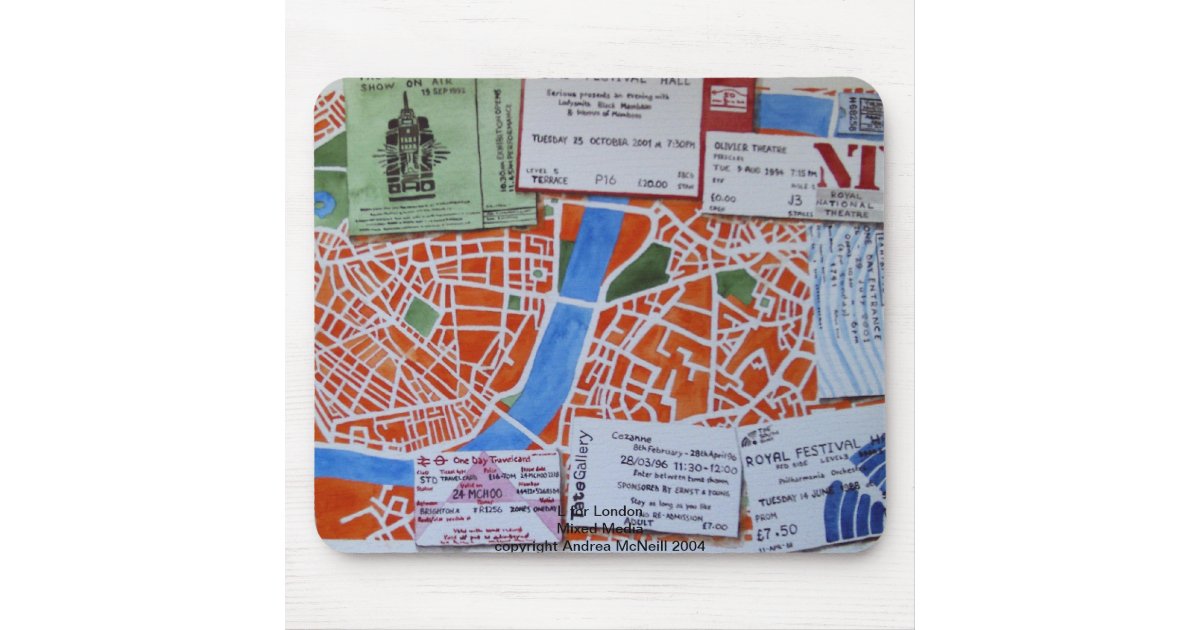 L for London Mouse Pad | Zazzle