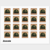 La Belle Dame Sans Merci Square Sticker | Zazzle