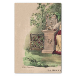 La Bonne Mere (Good Mother), Restored Decoupage Tissue Paper | Zazzle