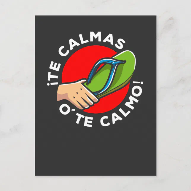 La chancla Funny Spanish Quote Latin Spain Humor Postcard | Zazzle