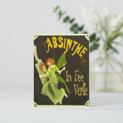 La Fee Verte Postcard | Zazzle