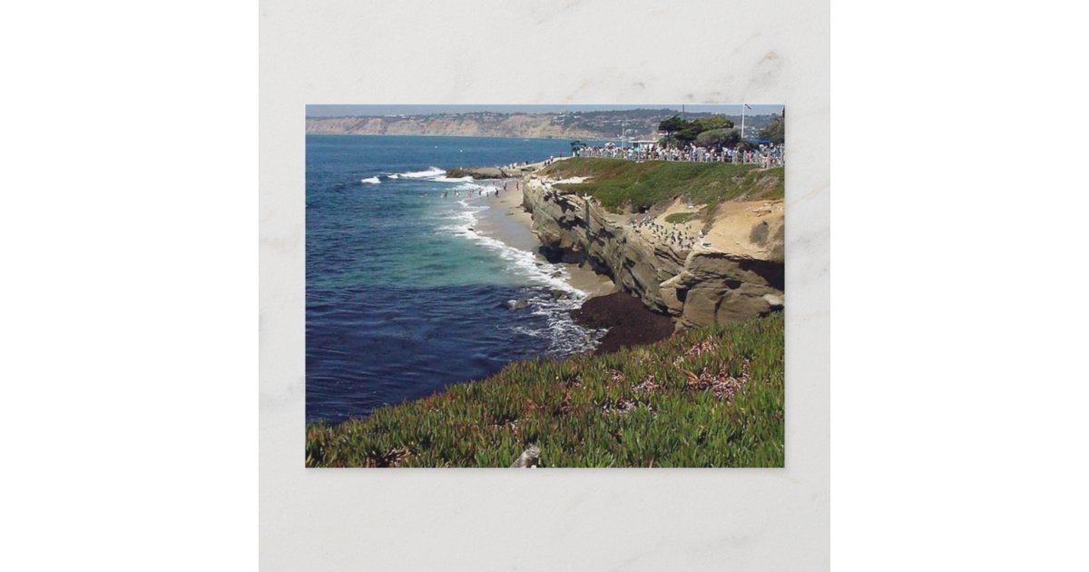 La Jolla Cove Postcard | Zazzle