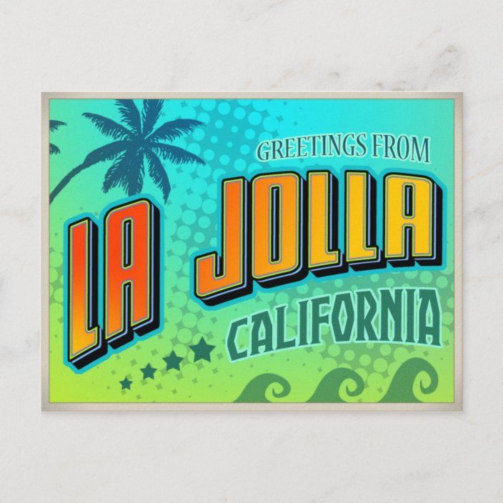 LA JOLLA POSTCARD | Zazzle.com