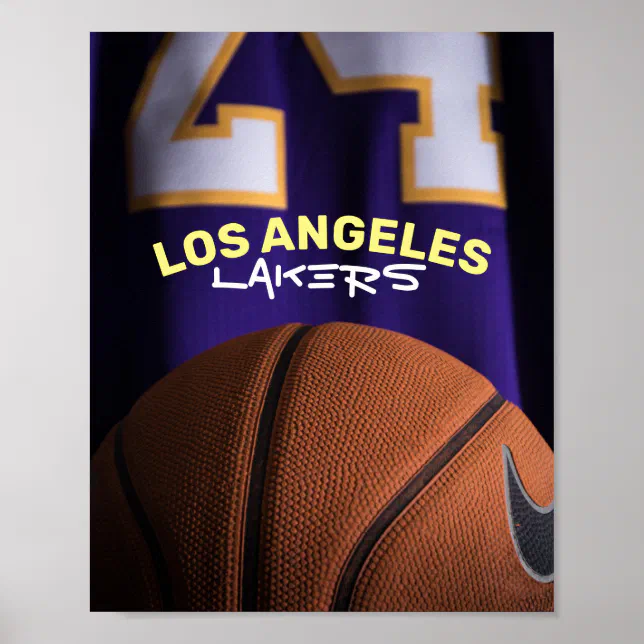 LA Lakers Simple Poster | Zazzle