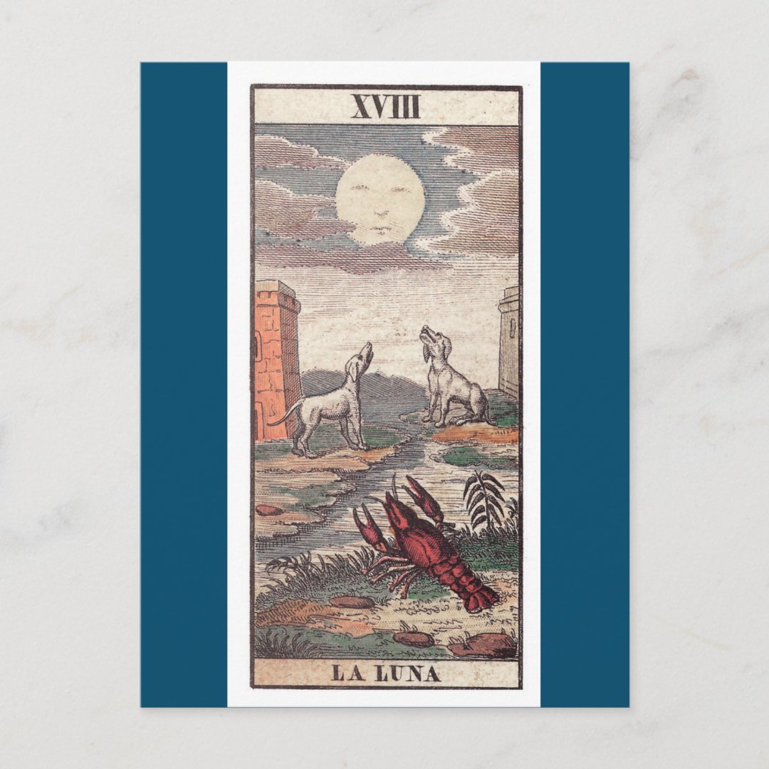 La luna tarot card | Zazzle