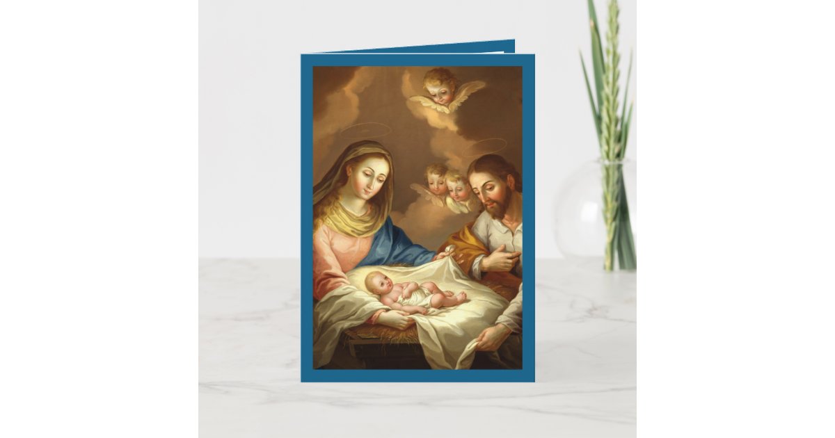 La Navidad Nativity Religious Spanish Christmas Holiday Card | Zazzle