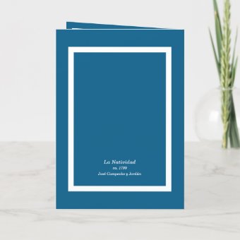 La Navidad Nativity Religious Spanish Christmas Holiday Card | Zazzle