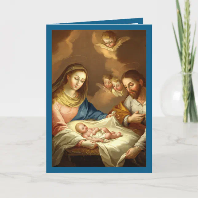 La Navidad Nativity Religious Spanish Christmas Holiday Card | Zazzle