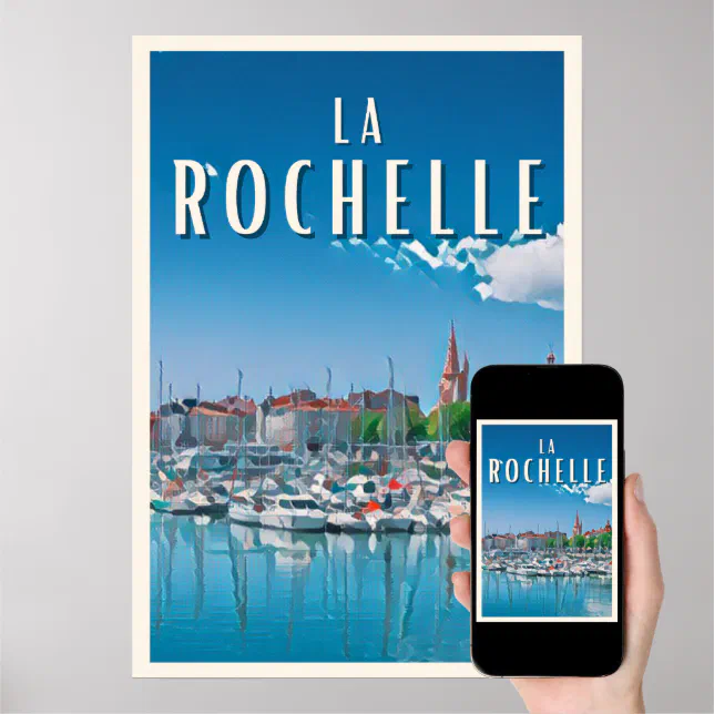 La Rochelle Photo Vintage Poster | Zazzle