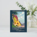 La route des Vosges France Vintage Poster 1925 Postcard | Zazzle