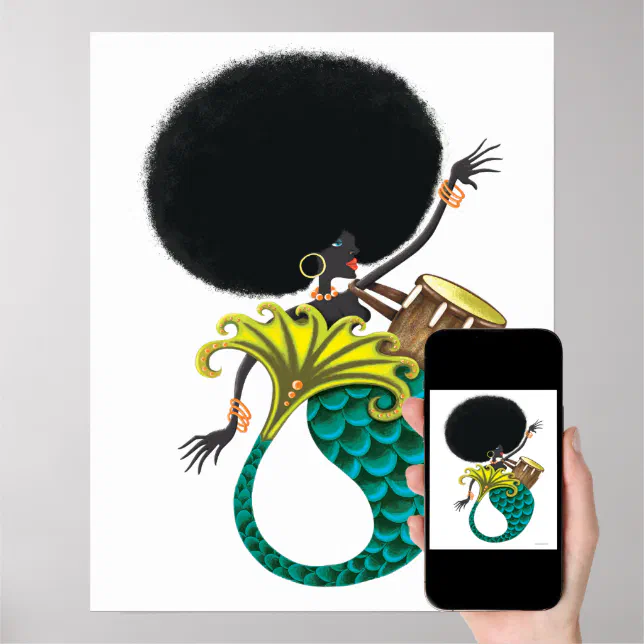La Sirena 16x20 Poster | Zazzle