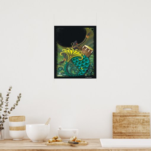 La Sirena Poster 16"x20" | Zazzle