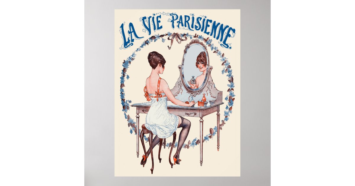 La Vie Parisienne - Le calendrier de la Floréine Poster | Zazzle