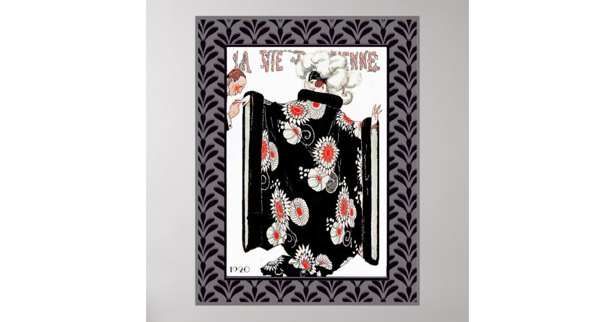 La Vie Parisienne - Socialite Poster | Zazzle