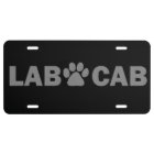 Canoeing Labrador Retrievers in the Mountain License Plate | Zazzle.com