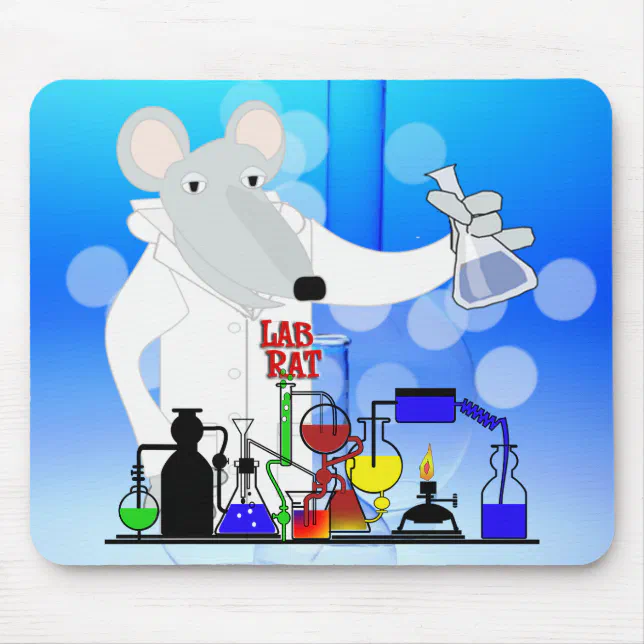 LAB RAT CHEMISTRY MOUSE PAD | Zazzle