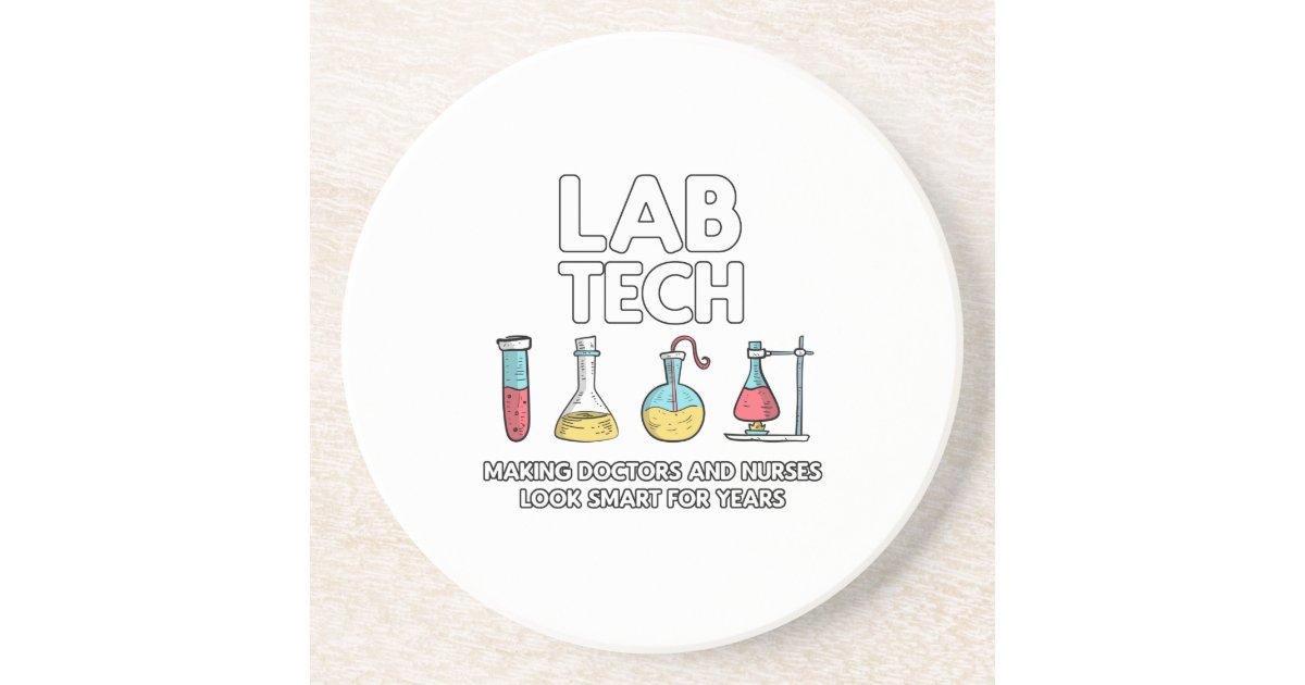 Lab Tech Laboratory Coaster | Zazzle