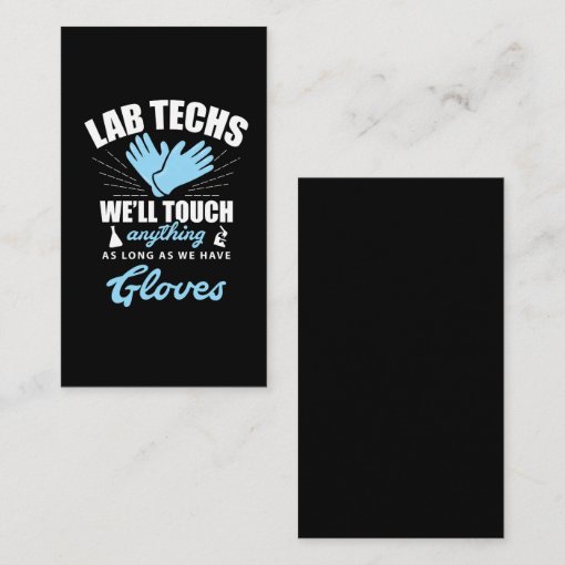 Lab Technician Funny Laboratory Week Lab Tech Business Card | Zazzle