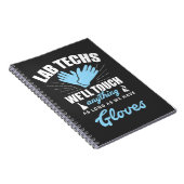 Lab Technician Funny Laboratory Week Lab Tech Notebook | Zazzle
