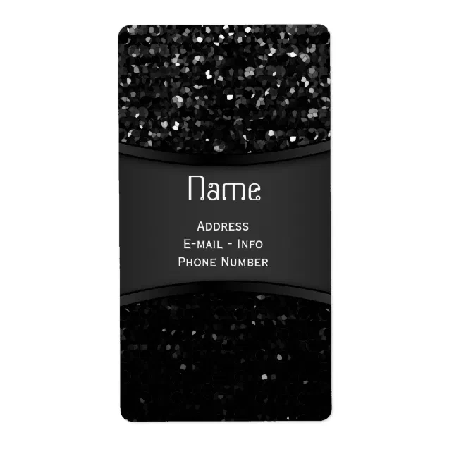 Label Crystal Bling Strass | Zazzle